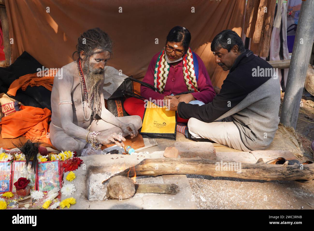 Devotees eagerly make their way to Sagar Island, located 117 km from ...