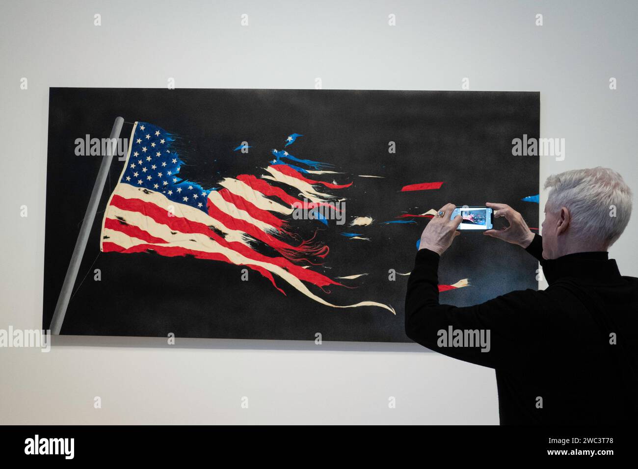 Exhibition at the Museum of Modern Art featuring "Ed Ruscha/Now Then ...