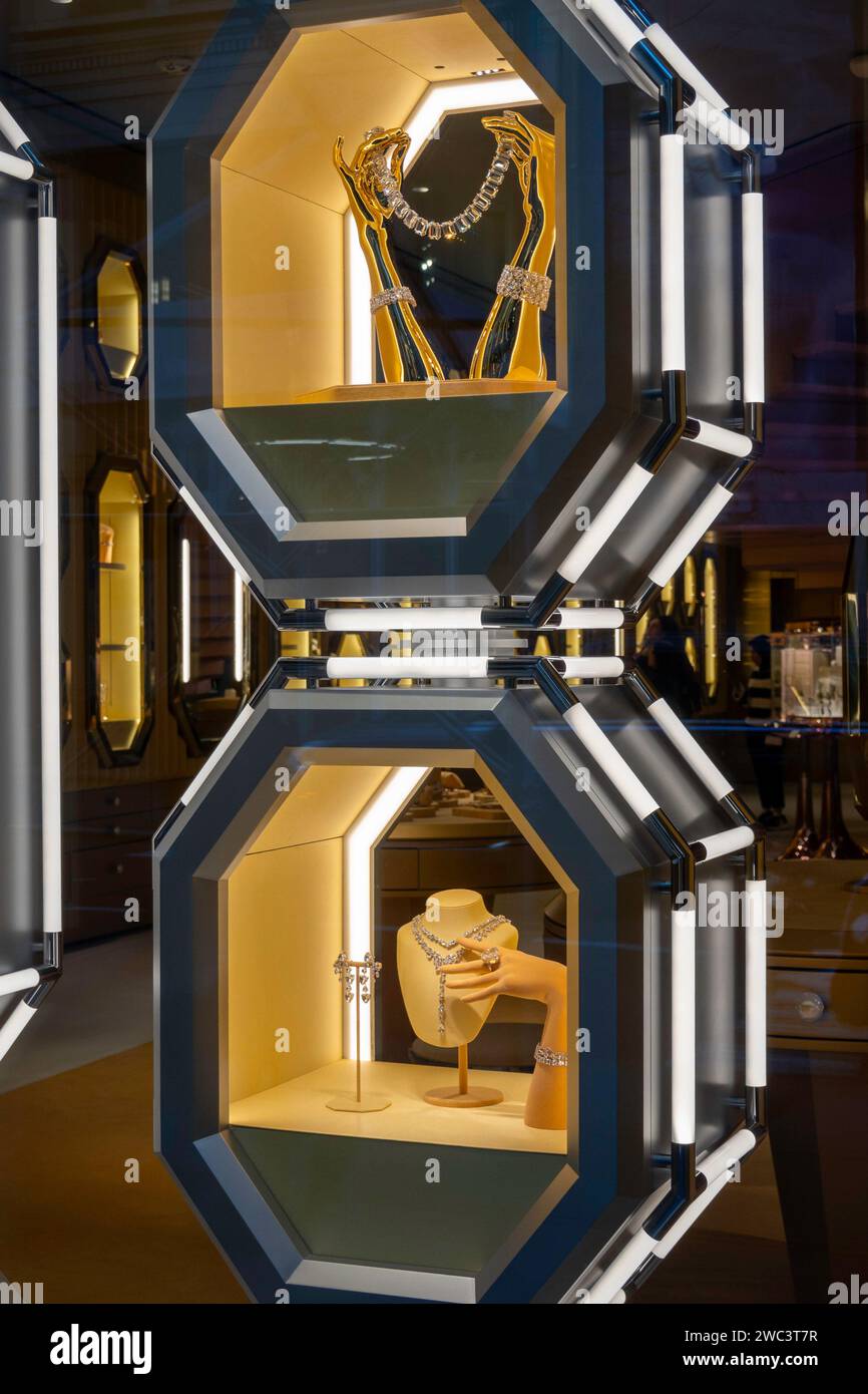 The interior of the Swarovski global flagship store features a full ...