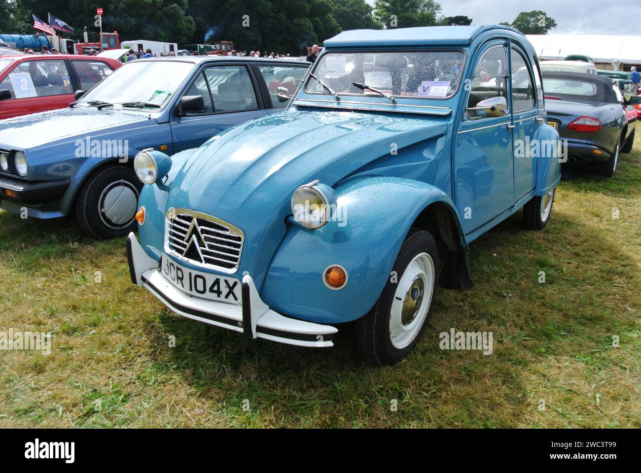A 1982 Citroen 2CV6 Special parked on display at the 48th Historic ...