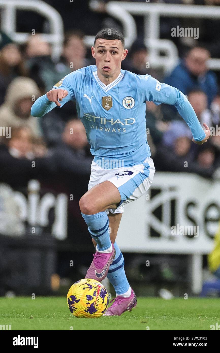 Phil Foden of Manchester City in action during the Premier League match ...