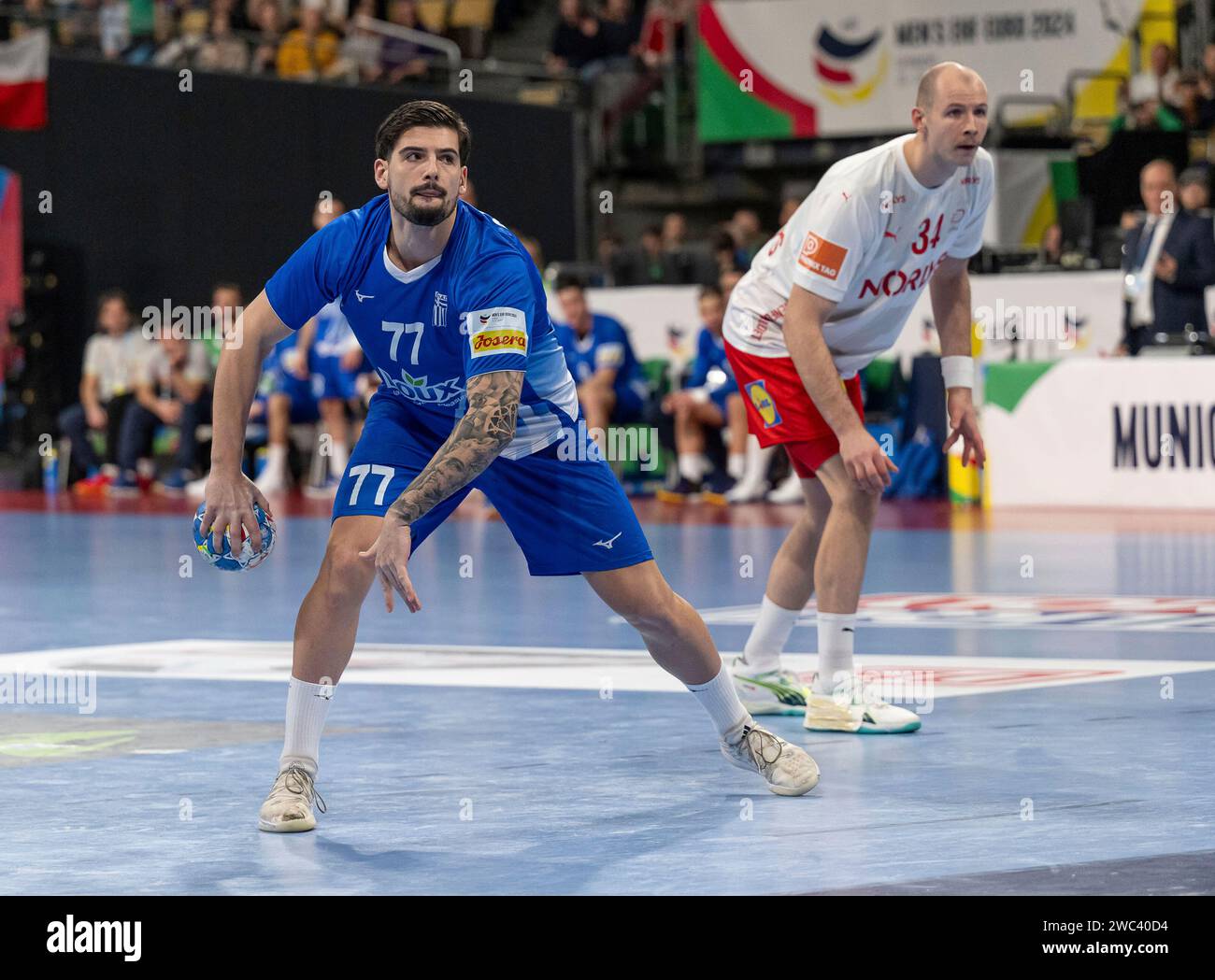 Muenchen, Deutschland. 13th Jan, 2024. Savvas Savvas (Griechenland ...