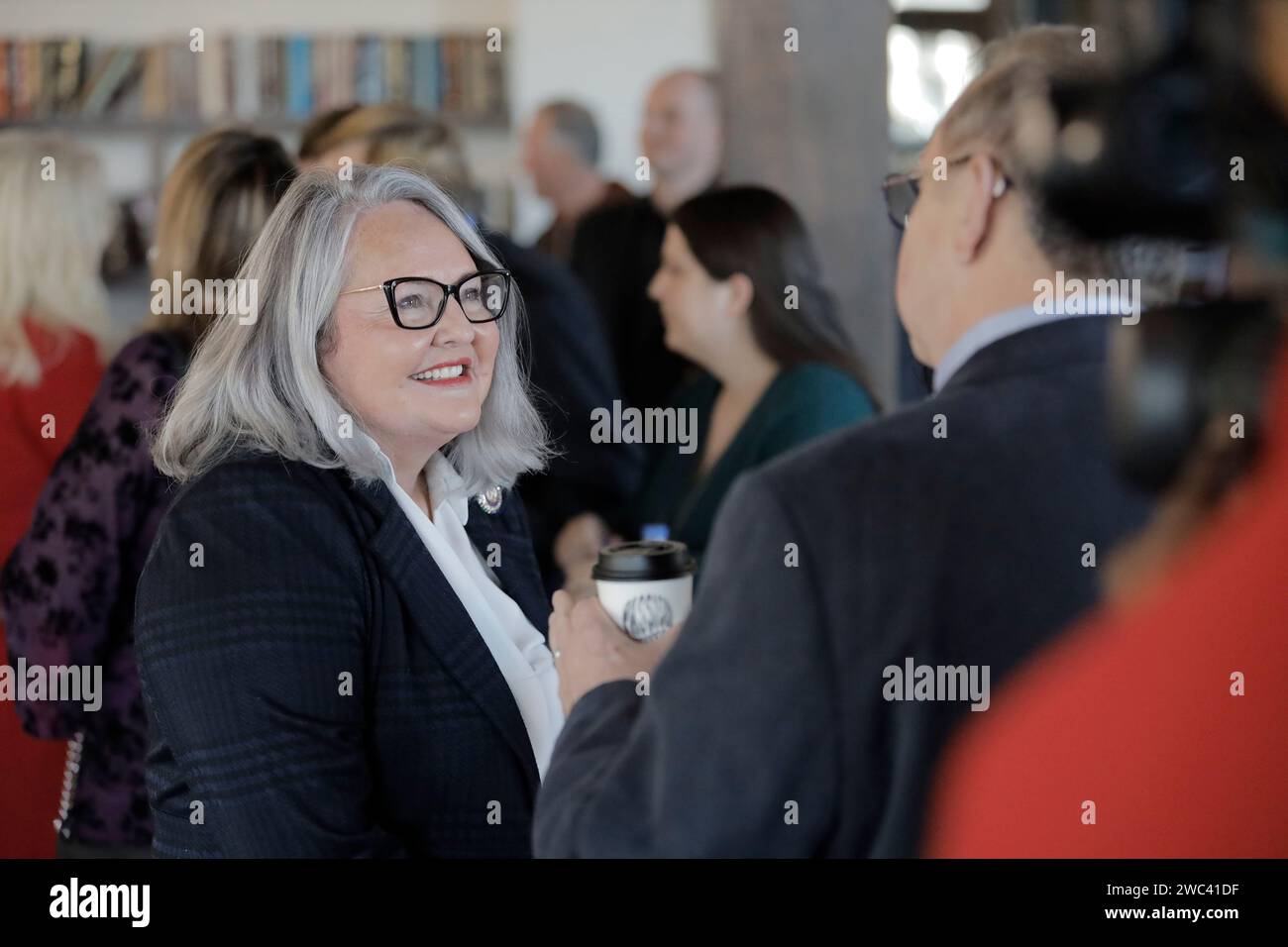 The Colony, Texas, USA. 13th Jan, 2024. Texas State House Rep. Kronda ...