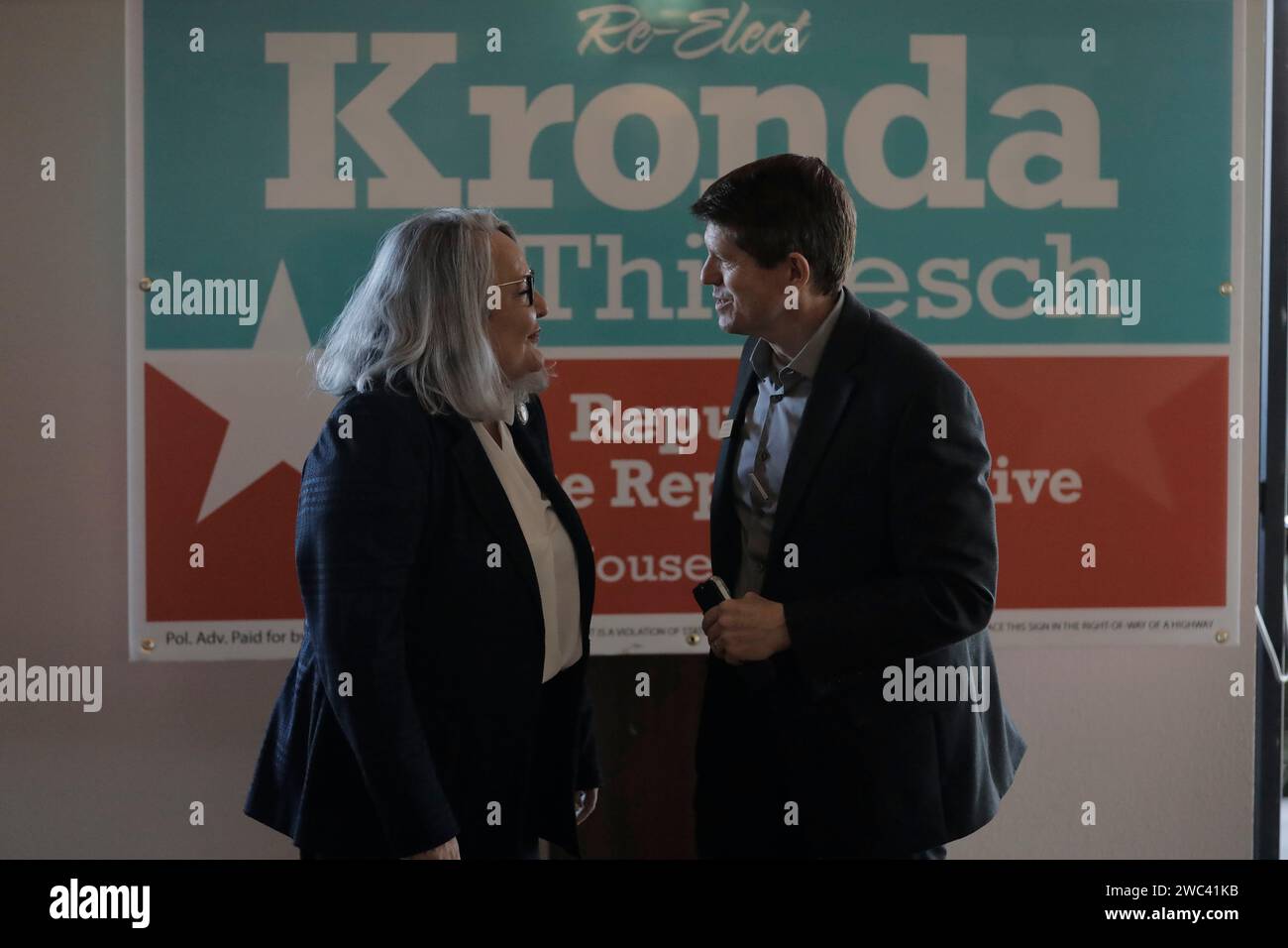 The Colony, Texas, USA. 13th Jan, 2024. Texas State House Rep. Kronda ...