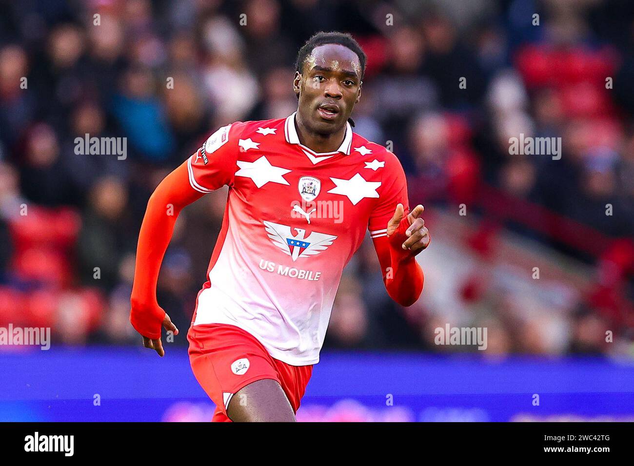 Devante Cole of Barnsley during the Sky Bet League 1 match Barnsley vs ...