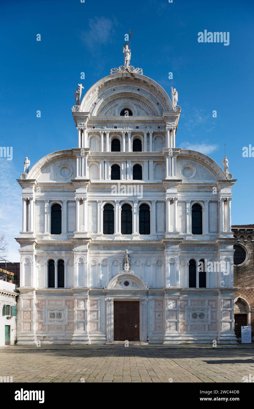 Venice church of san zaccaria facade hi-res stock photography and ...