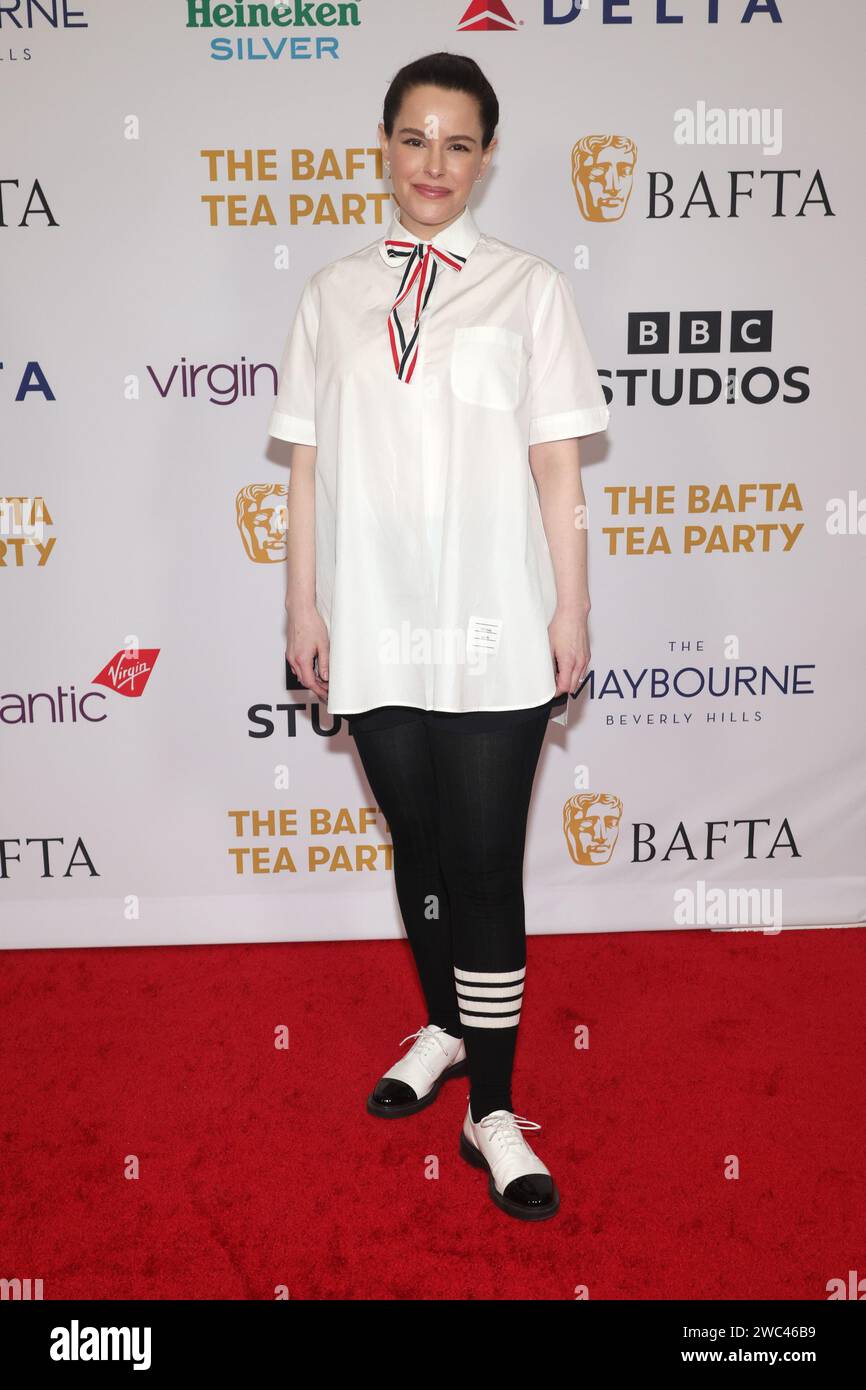 Beverly Hills, Ca. 13th Jan, 2024. Emily Hampshire at the 2024 BAFTA ...