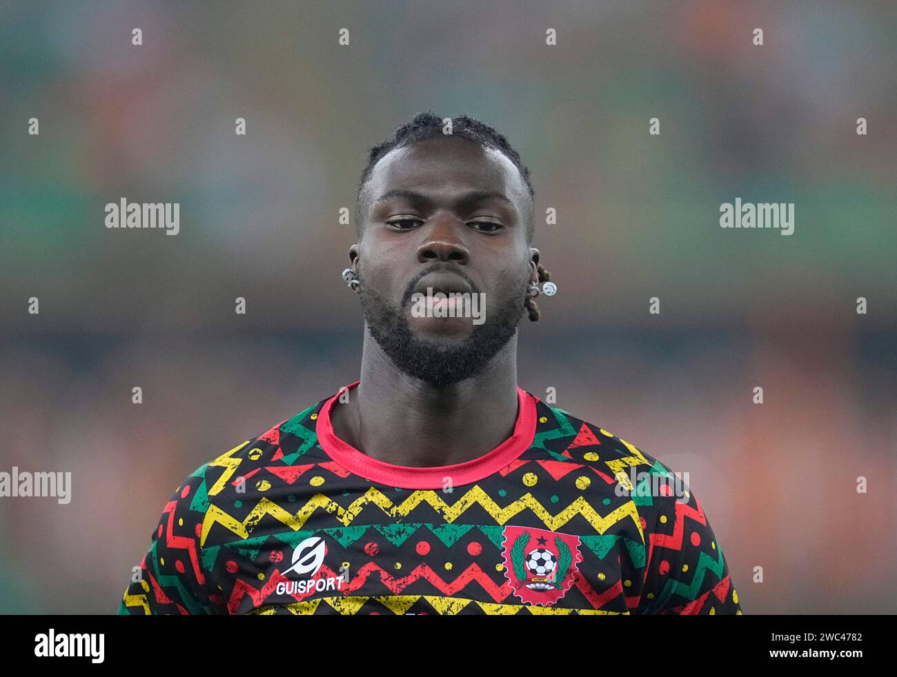 January 13 2024: Mama Samba Balde (Guinea Bissau) looks on during a ...
