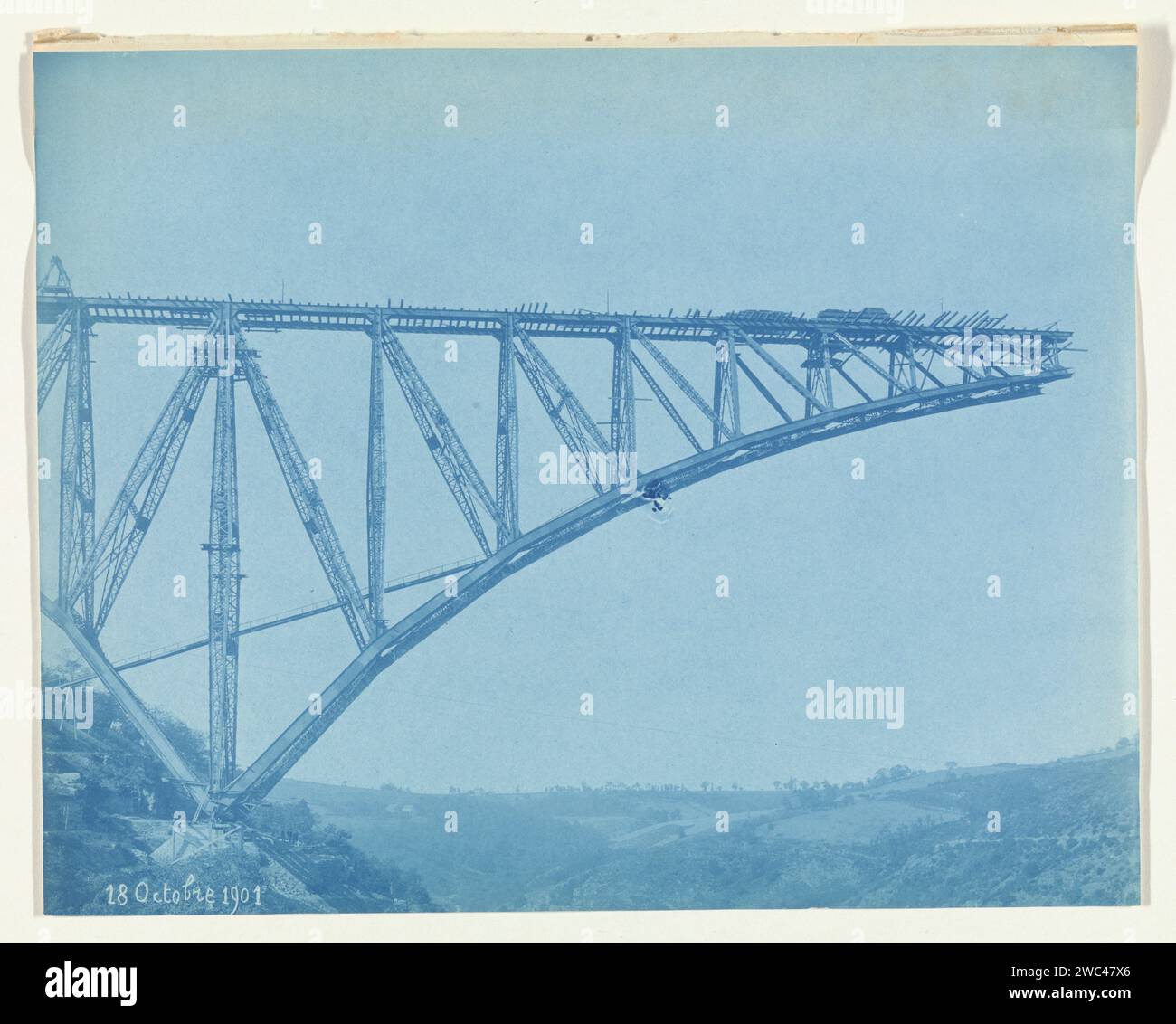 Construction of the Viaur Viaduct in France by the Societé de ...