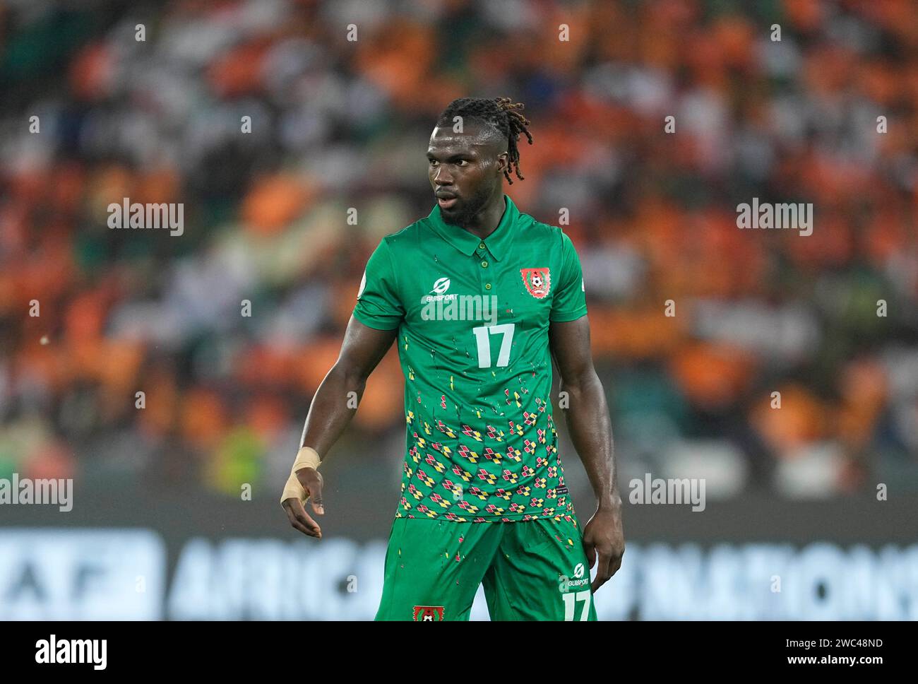 January 13 2024: Mama Samba Balde (Guinea Bissau) looks on during a ...