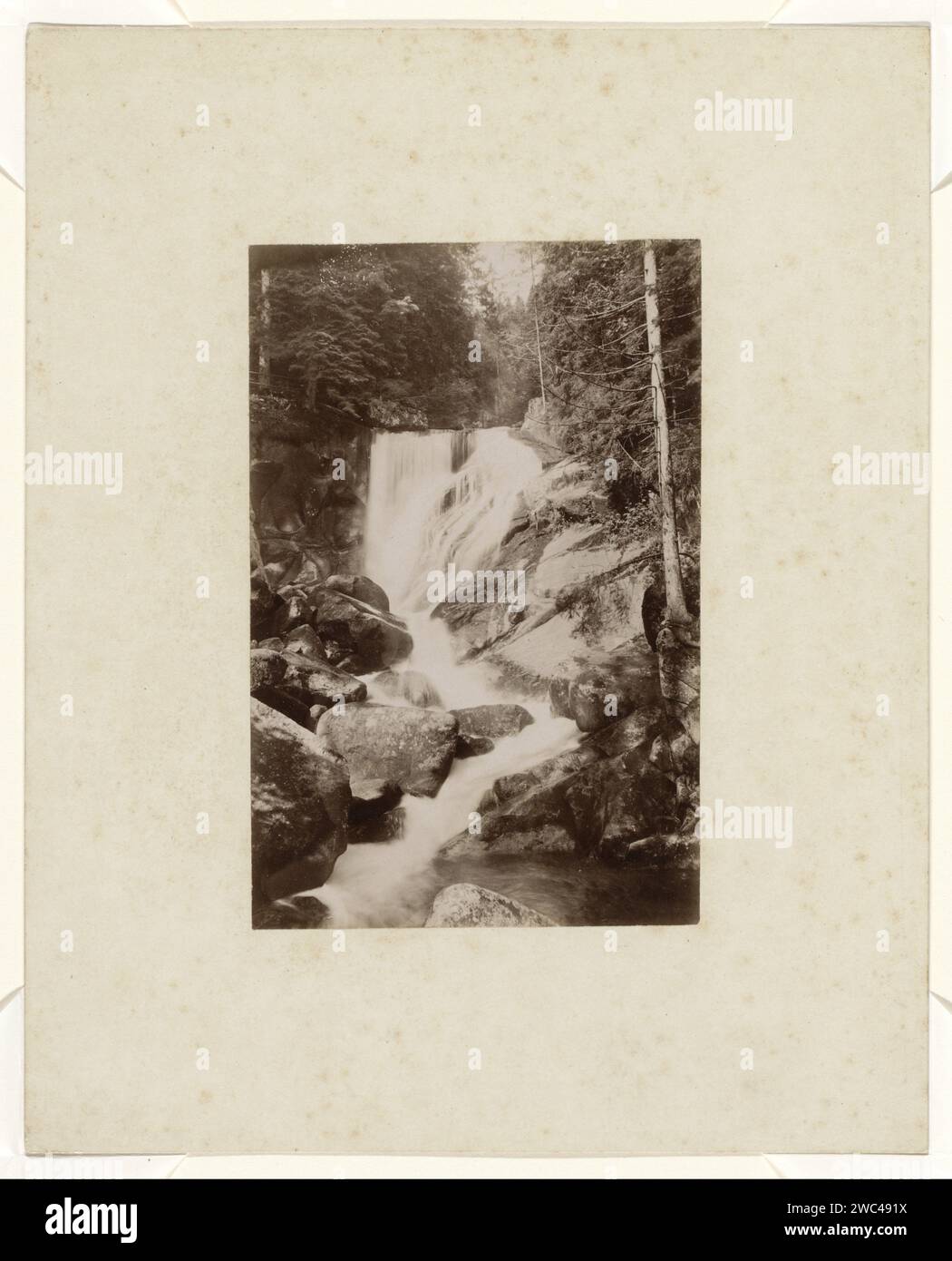 Waterfalls near Triberg, Anonymous, 1883 - 1890 photograph Triberg in ...