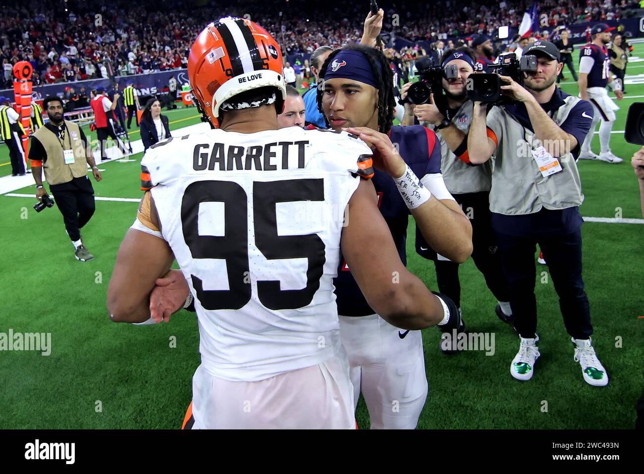 Houston, Texas, USA. 13th Jan, 2024. Houston Texans quarterback C.J ...