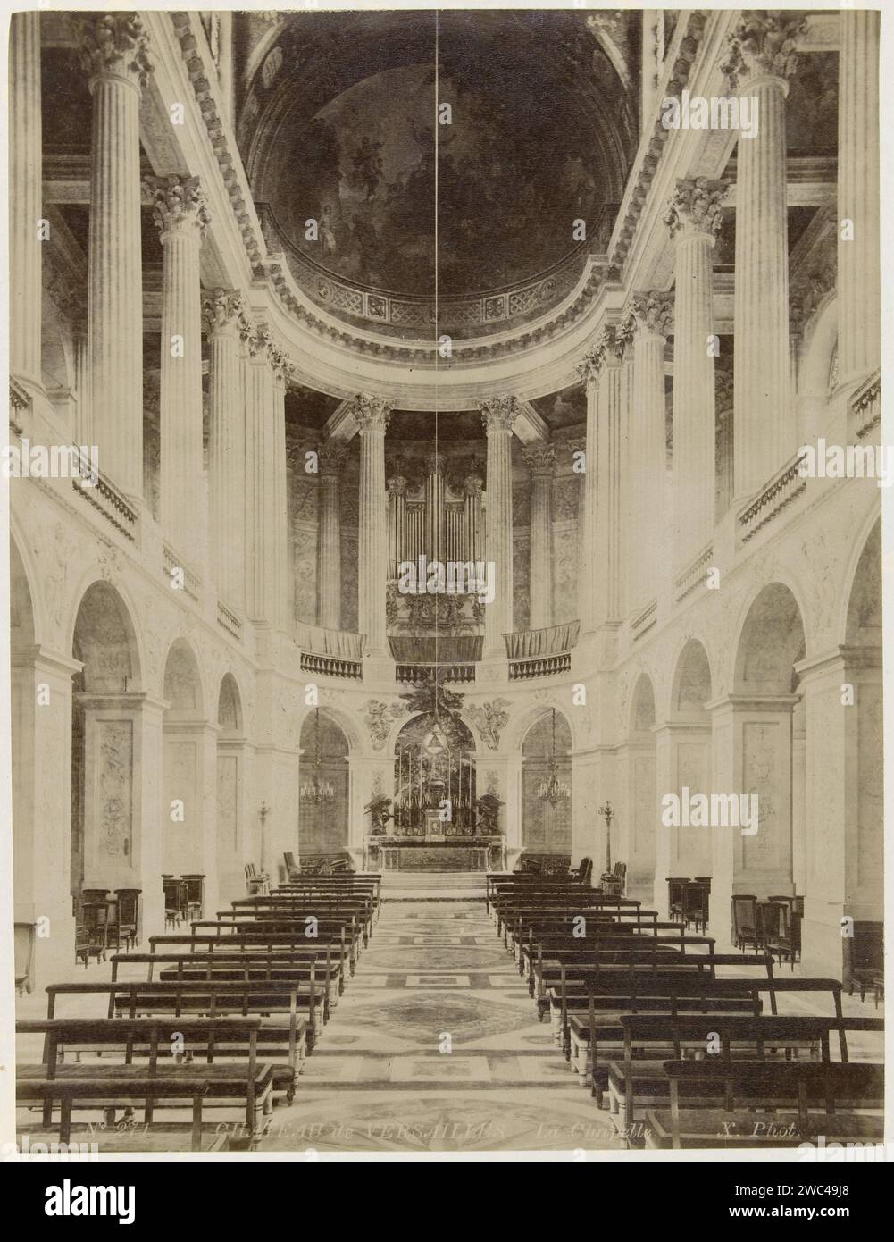 Chapel in the Palace of Versailles, X Phot., 1887 - 1900 photograph ...