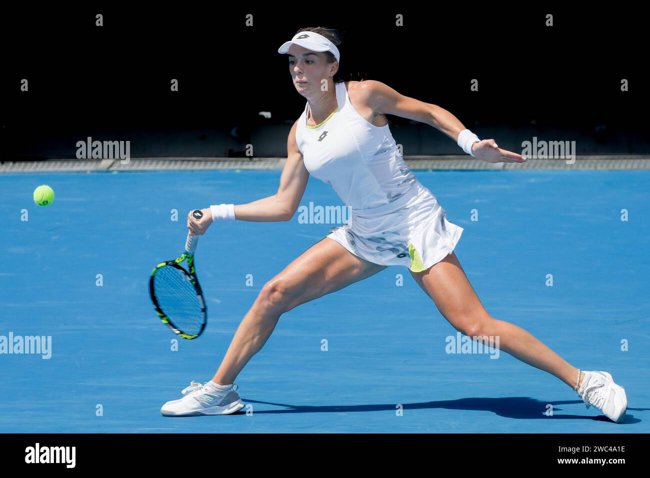 Melbourne, Australia. 14th Jan, 2024. LUCIA BRONZETTI of Italy in ...
