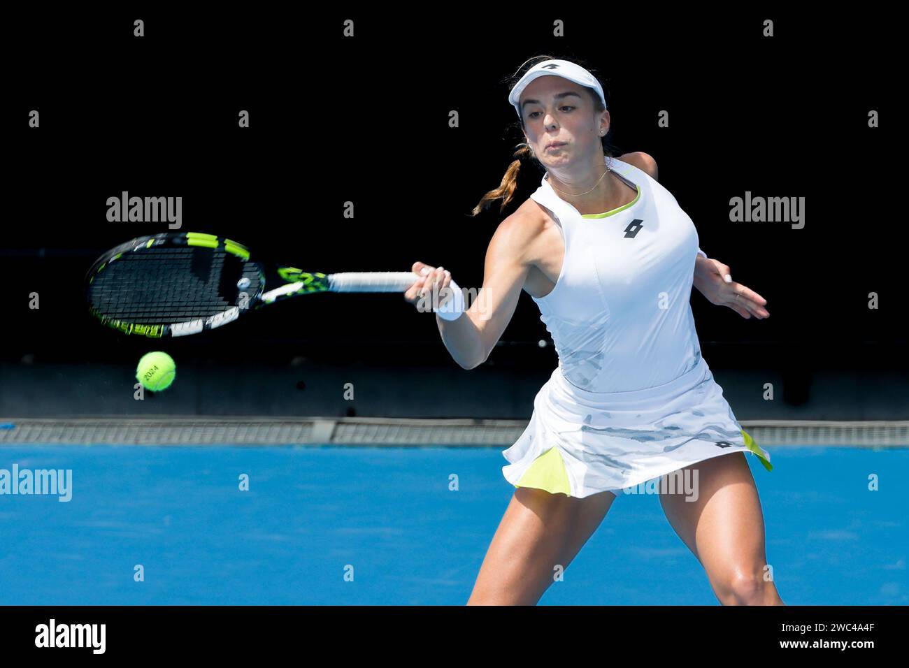 Melbourne, Australia. 14th Jan, 2024. LUCIA BRONZETTI of Italy in ...