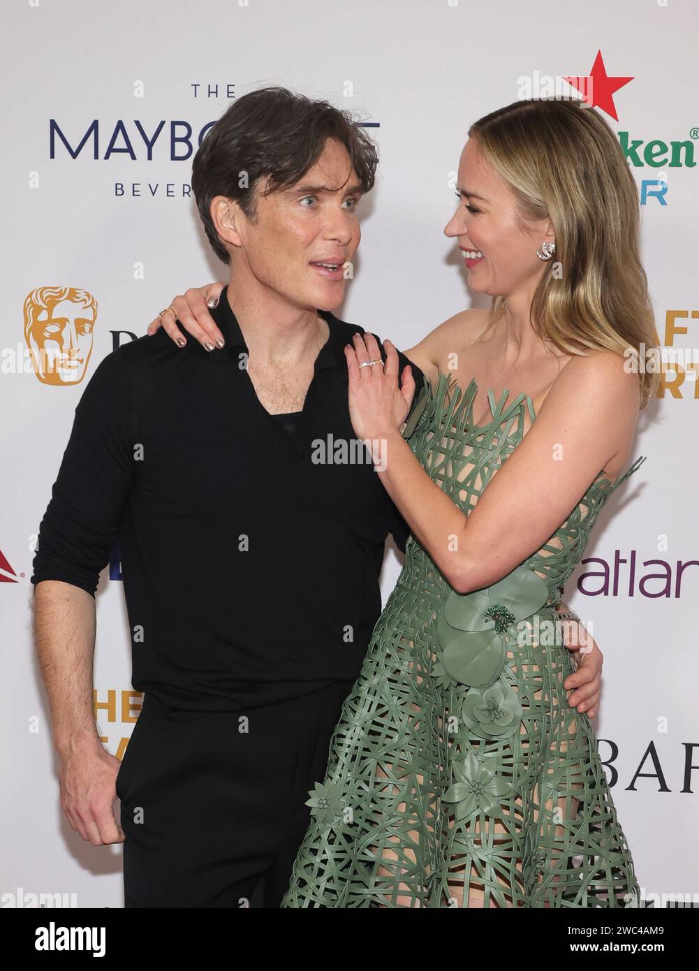 Beverly Hills, Ca. 13th Jan, 2024. Cillian Murphy and Emily Blunt at ...