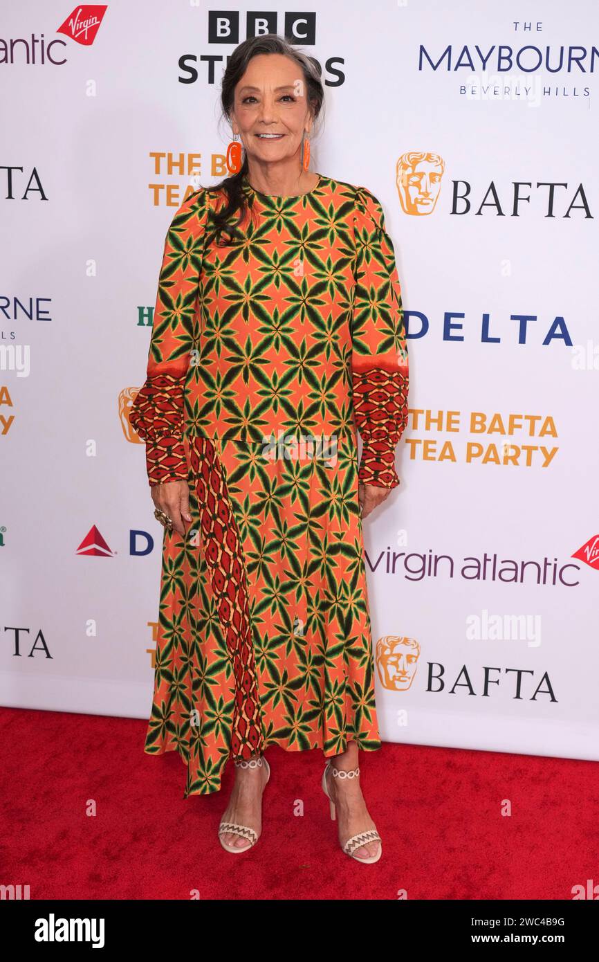 Tantoo Cardinal arrives at the BAFTA Tea Party on Saturday, Jan. 13 ...