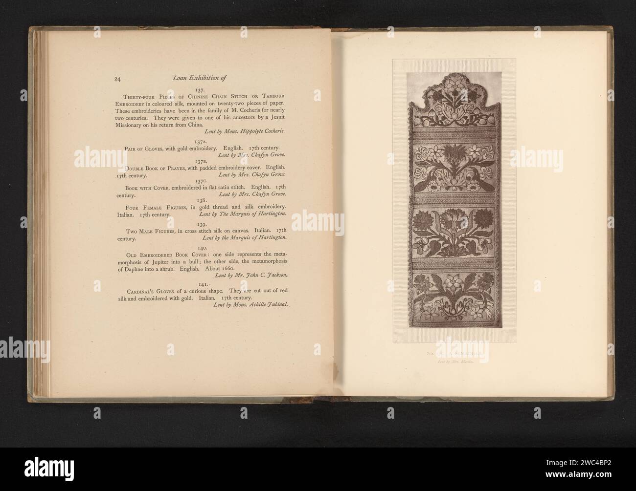 A semainier, Isabel Agnes Cowper, after anonymous, c. 1869 - in or ...