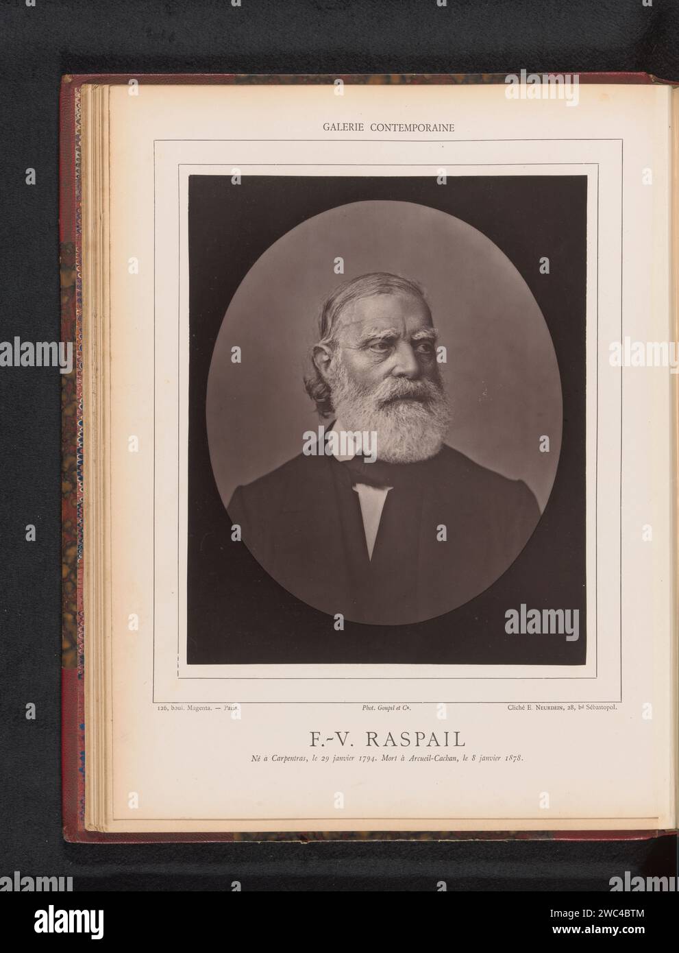 Portret van François-Vincent Raspail, Étienne Neurdein, c. 1878 ...
