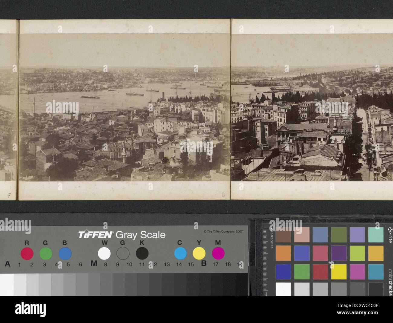 View of Stads Districts of Istanbul and the banks of the Golden Hoorn ...