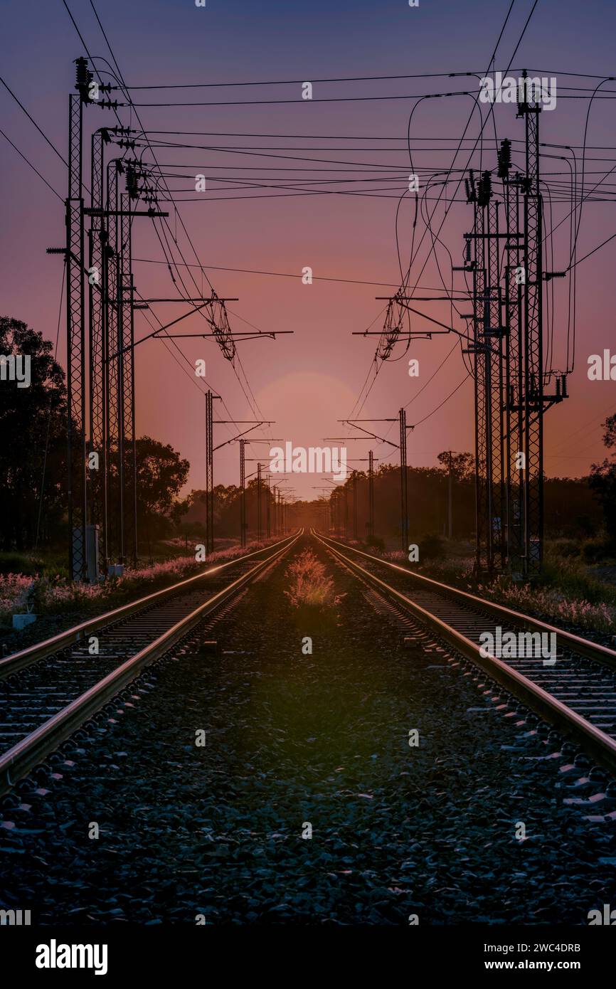 Australia Queensland Railway Stock Photo - Alamy