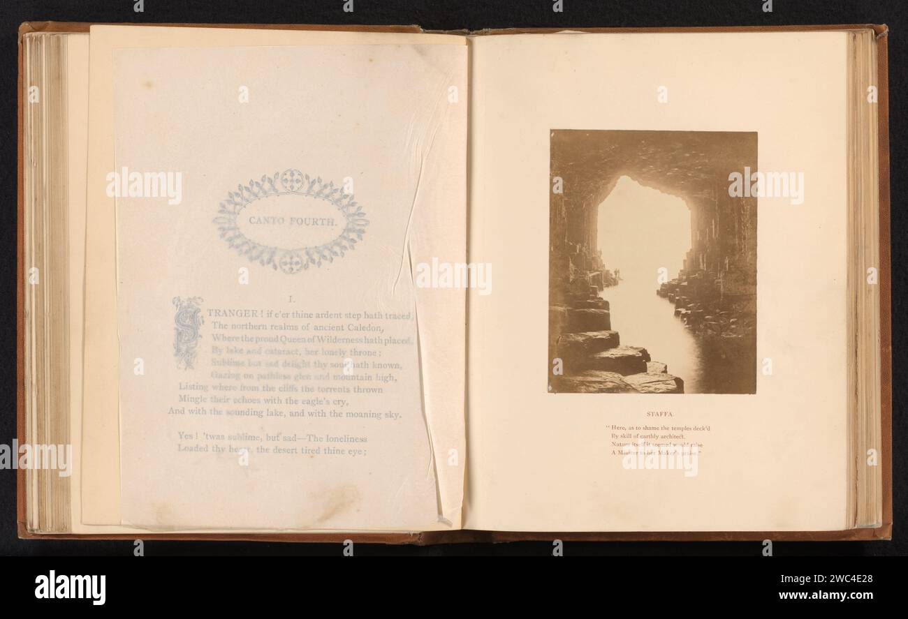 Entree van Fingal's Cave, Stephen Thompson, c. 1861 - in or before 1871 ...