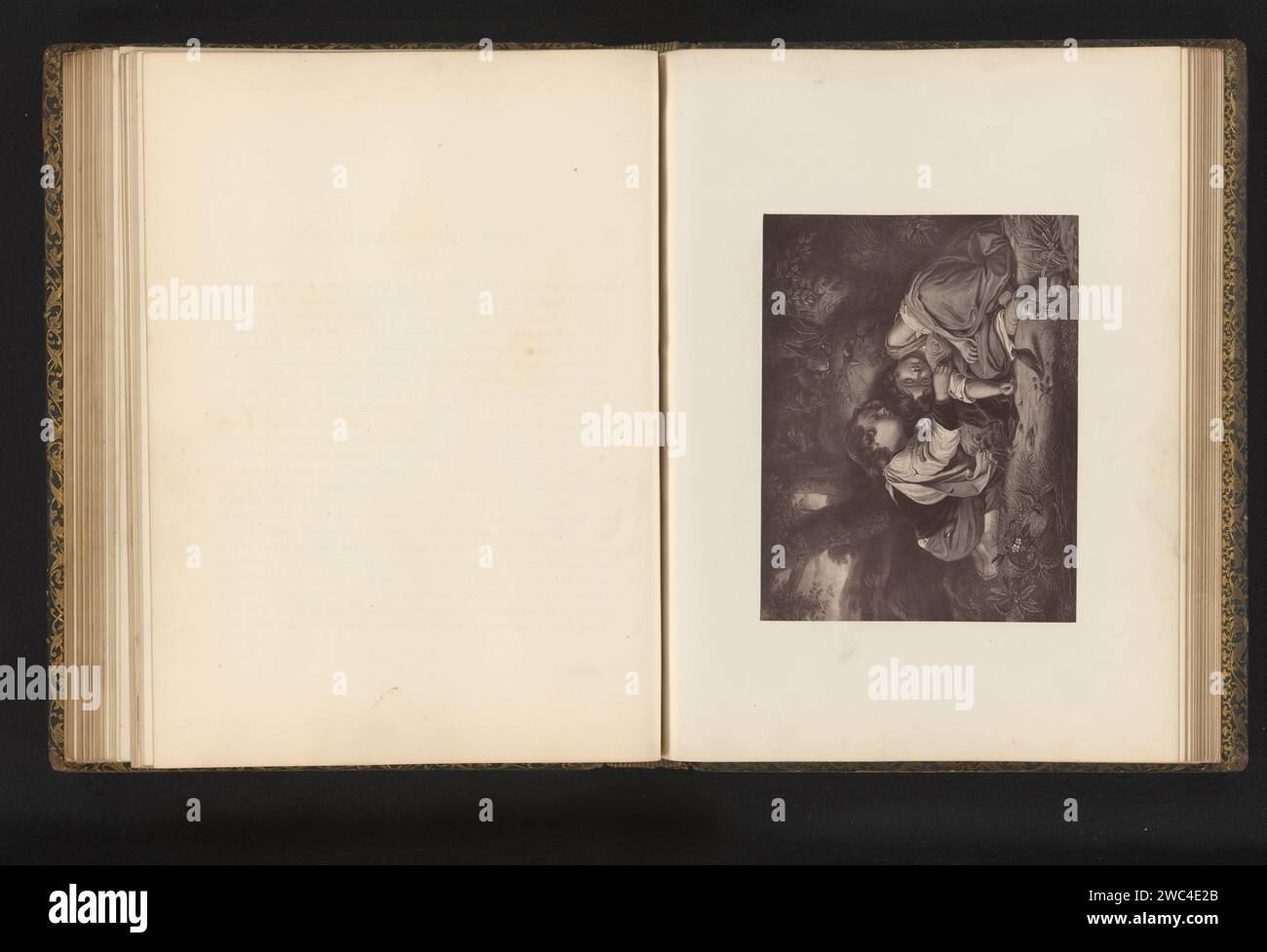 Photo production from an engraving to the painting The Babes in the ...