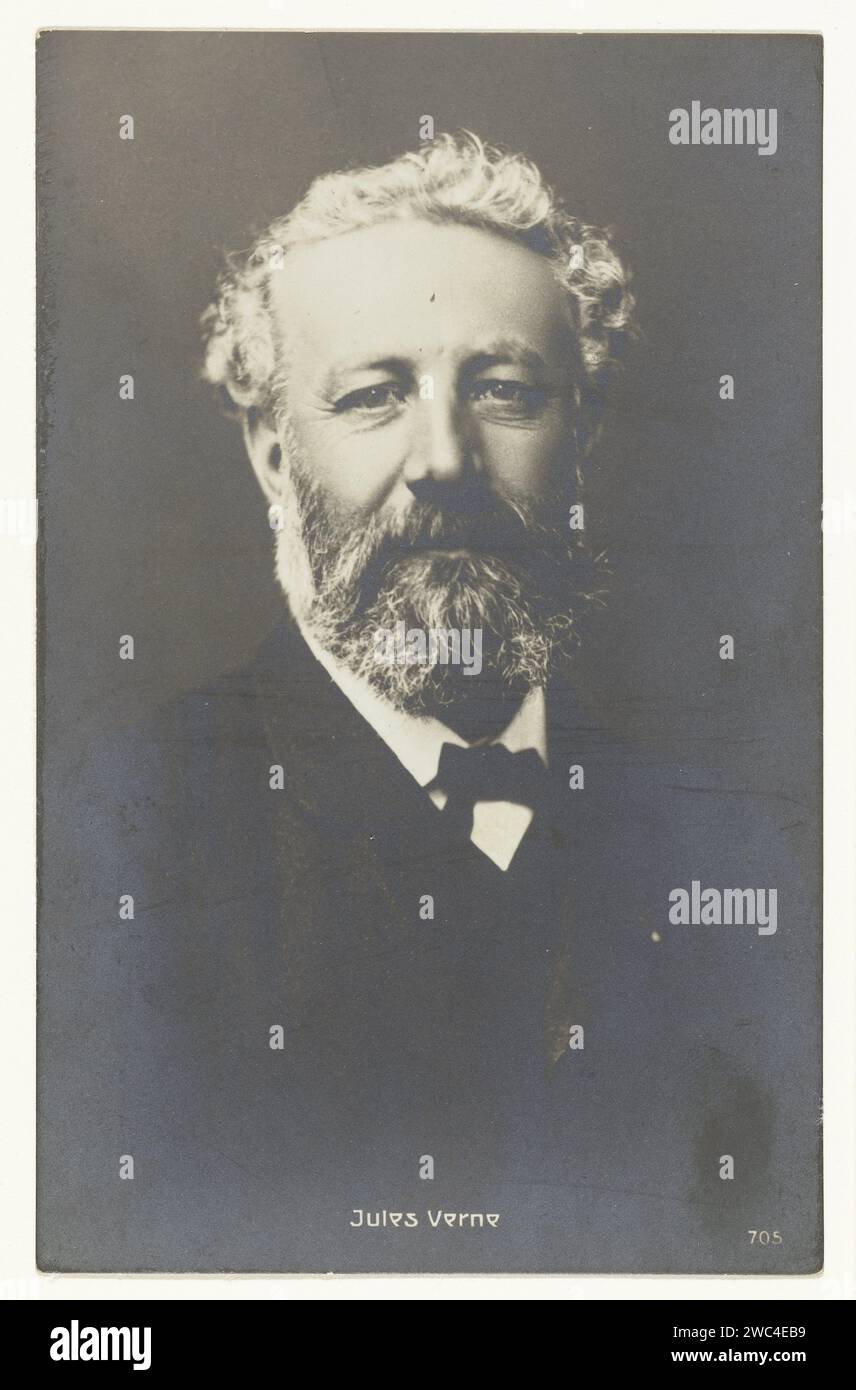 Portrait of Jules Verne, Anonymous, 1895 - 1940 photograph France ...