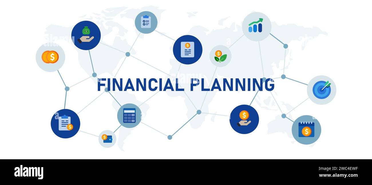 Financial planning business strategy Stock Vector Images - Alamy