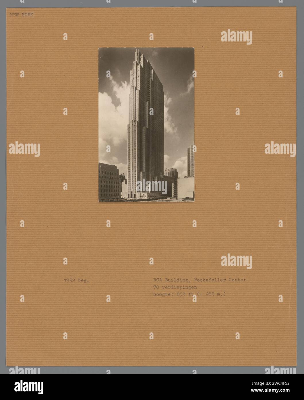 RCA Building, Rockefeller Center, New York, Samuel Gottscho, c. 1935 ...