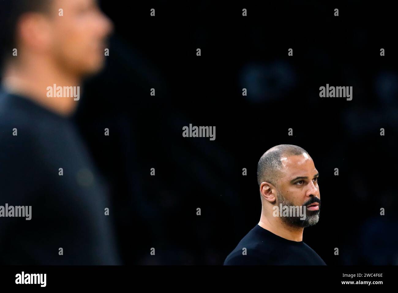 Houston Rockets head coach Ime Udoka and Boston Celtics head coach Joe ...