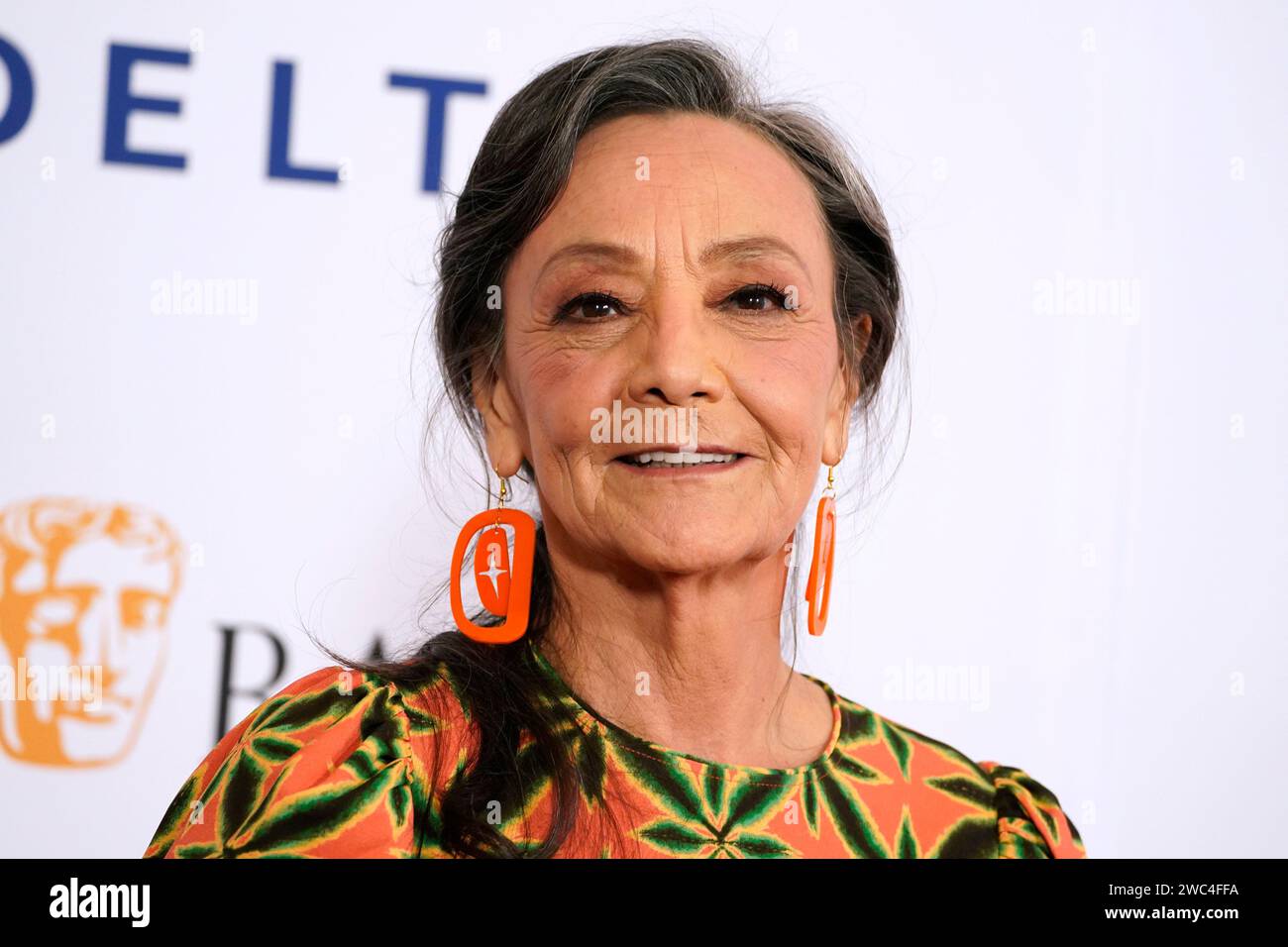 Tantoo Cardinal arrives at the BAFTA Tea Party on Saturday, Jan. 13 ...