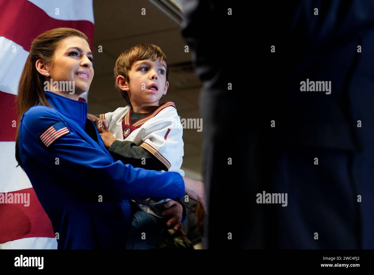 Casey DeSantis, the wife of Republican presidential candidate Florida ...