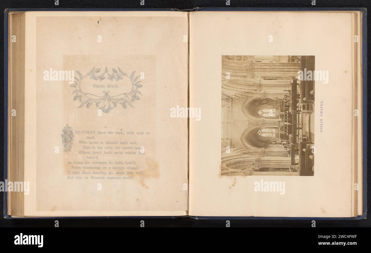 Interieur van Rosslyn Chapel, William Russell Sedgfield, c. 1862 - in ...