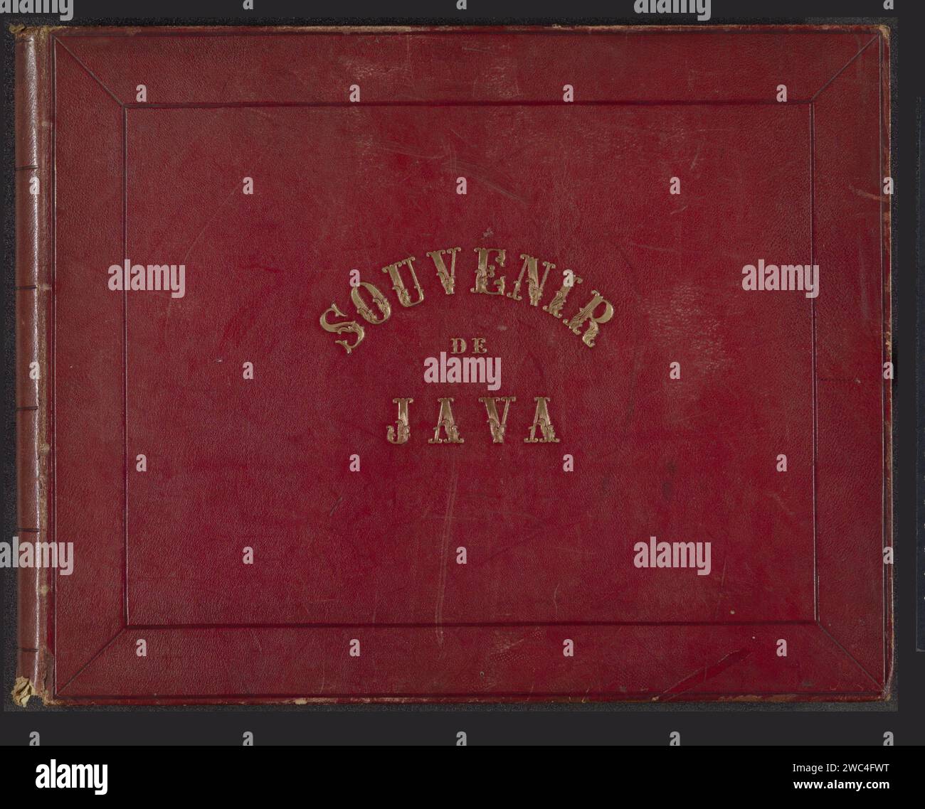 Photo album with recordings of sights on Java, Woodbury & Page, c. 1857 ...