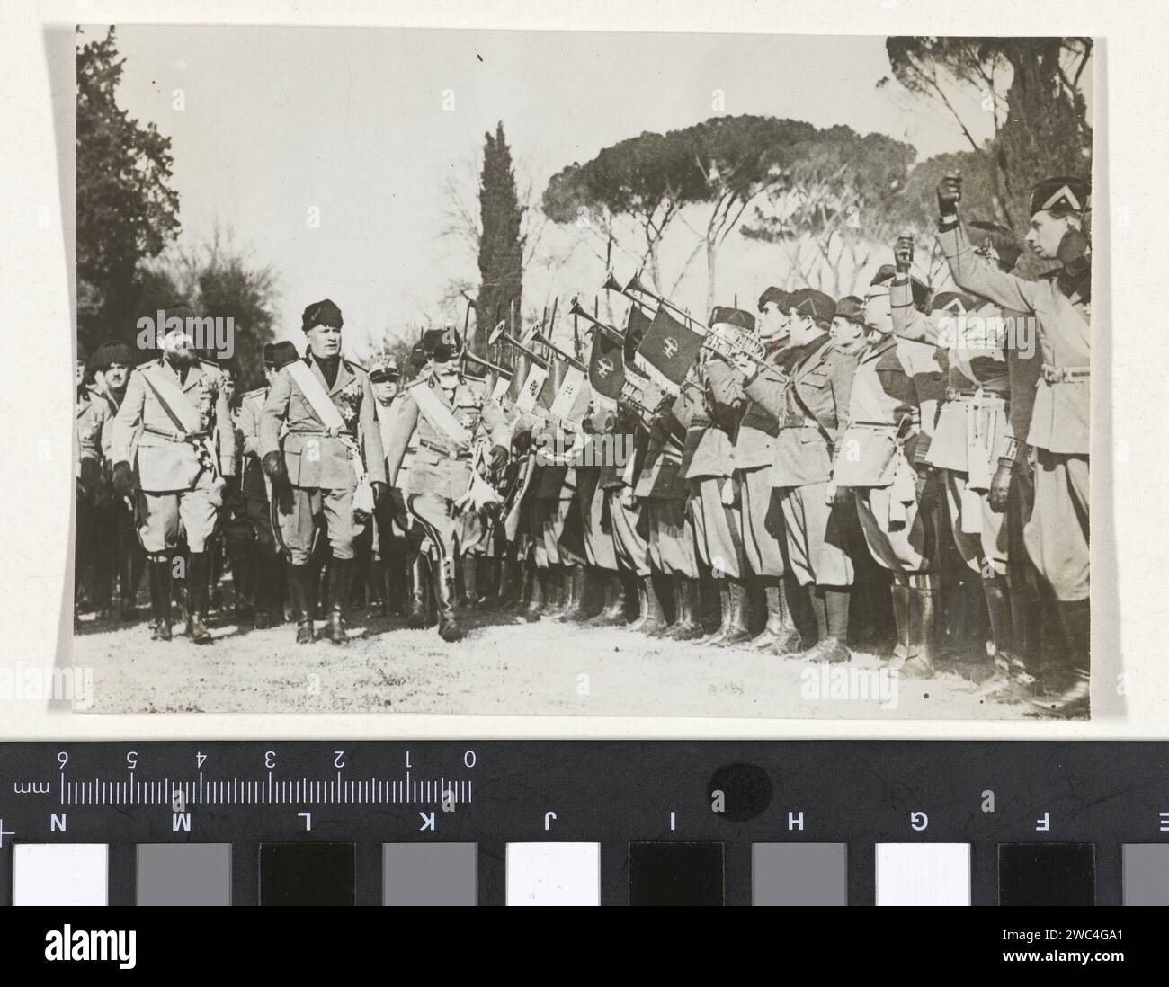 Mussolini takes parade, Keystone Press Agency, 1930 - 1945 photograph ...