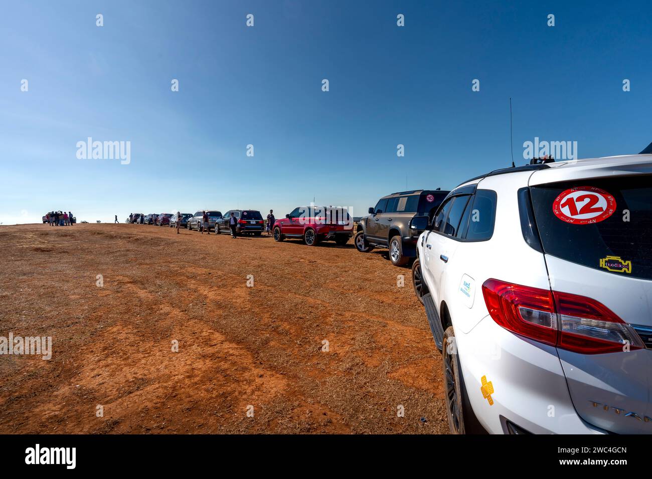 Krong San Monourom, Cambodia - December 31, 2023: Image of Vietnamese ...