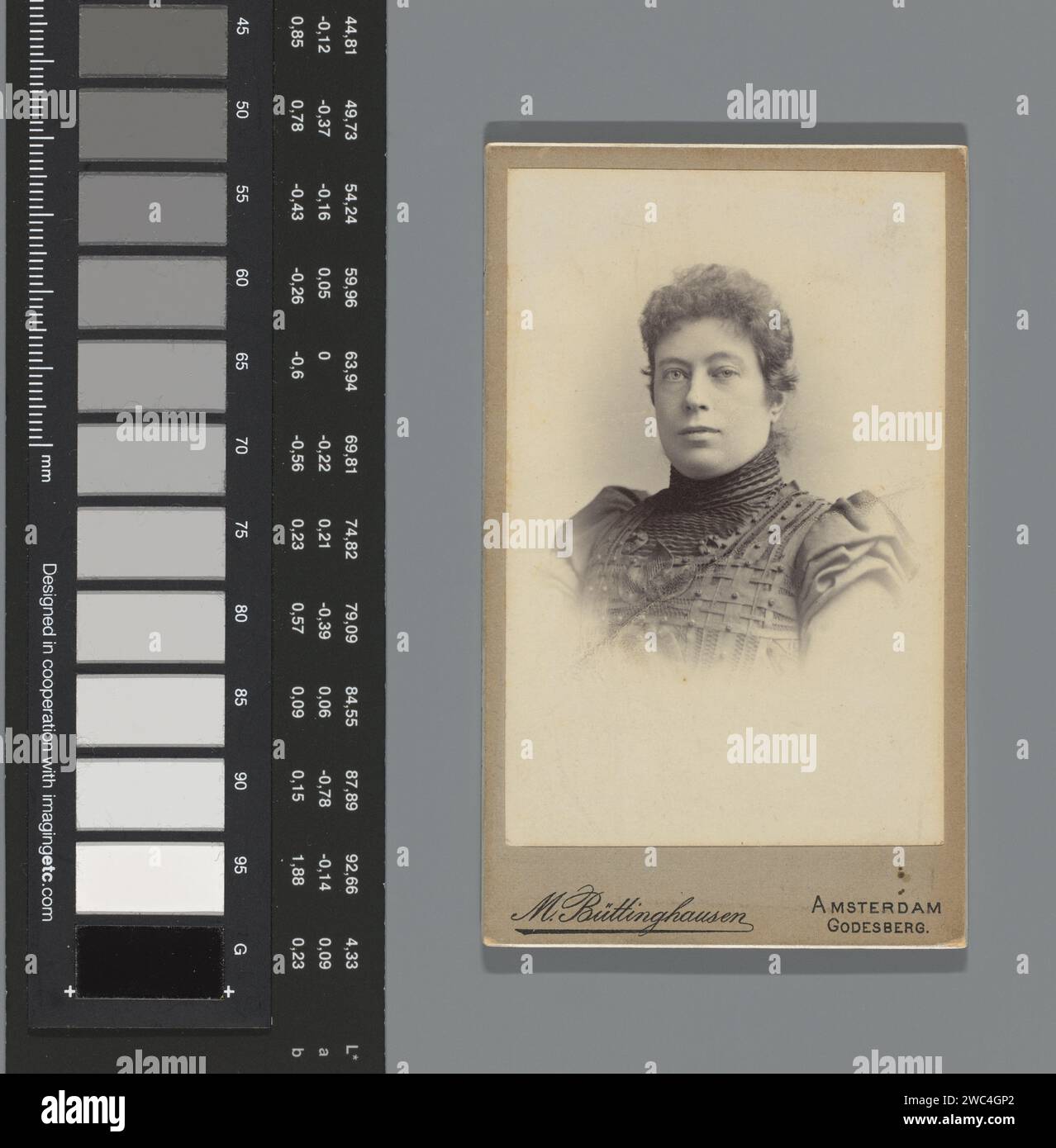 Portrait of Mrs. Van der Mey, Max Büttinghausen, c. 1890 - Before 1895 ...