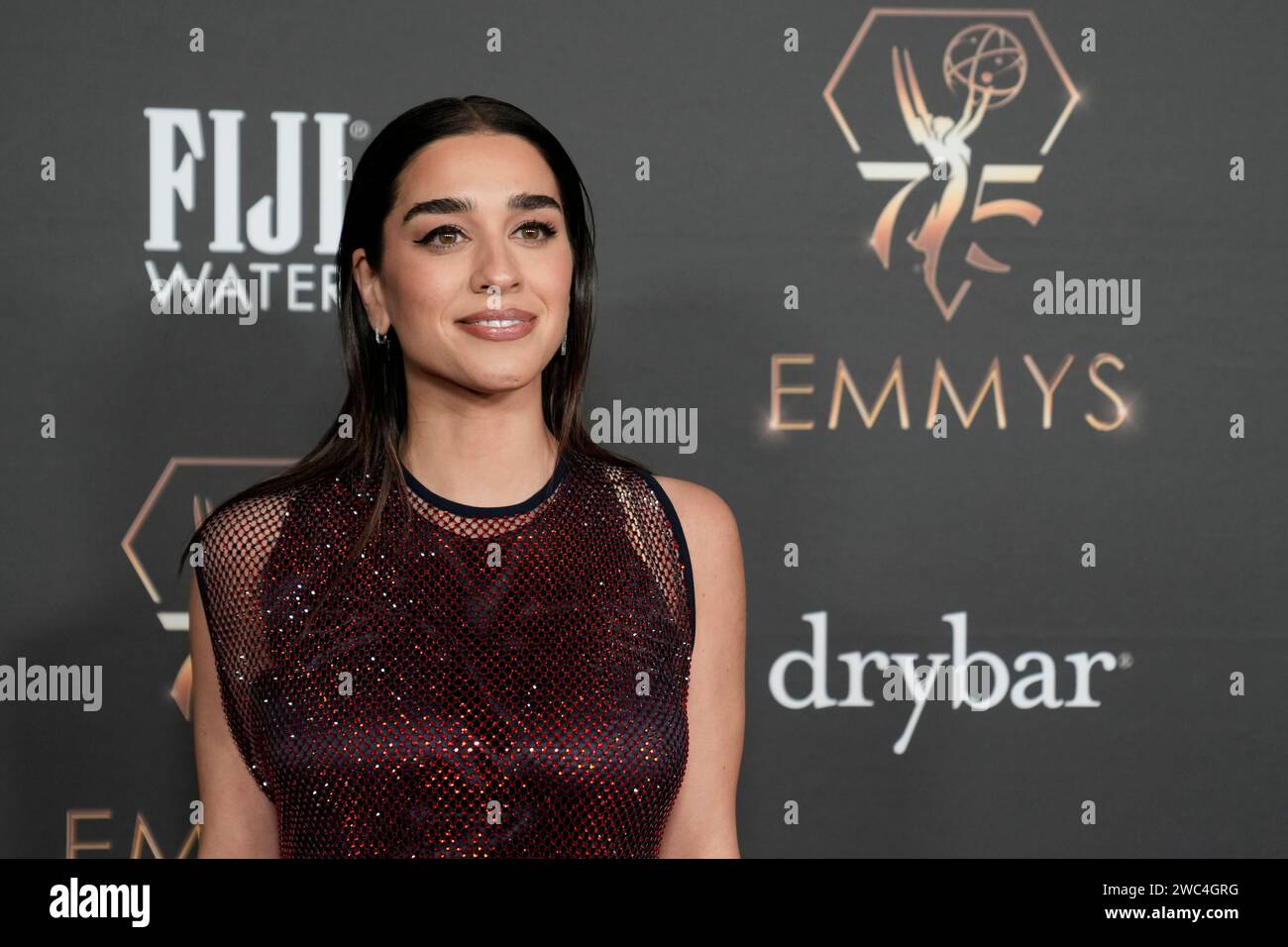 Simona Tabasco arrives at the Performer Nominees Celebration for Monday ...