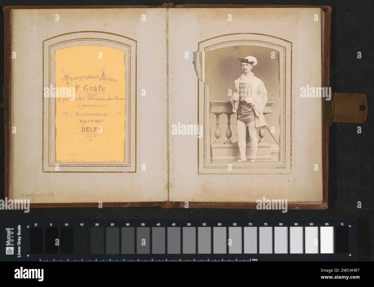 Portrait of (presumably) a Delft student with a short coat and hat, J ...