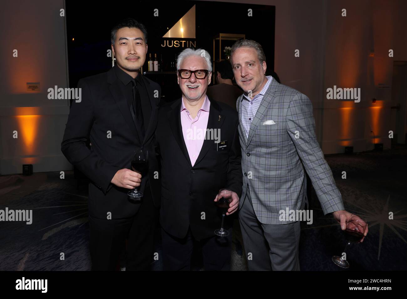 Clarence Chia, Head of Marketing for FIGI and JUSTIN WINES, from left ...