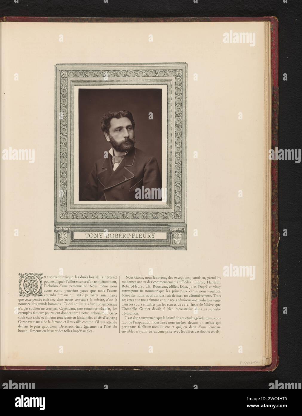 Portret van Tony Robert-Fleury, anonymous, c. 1876 - in or before 1881 ...