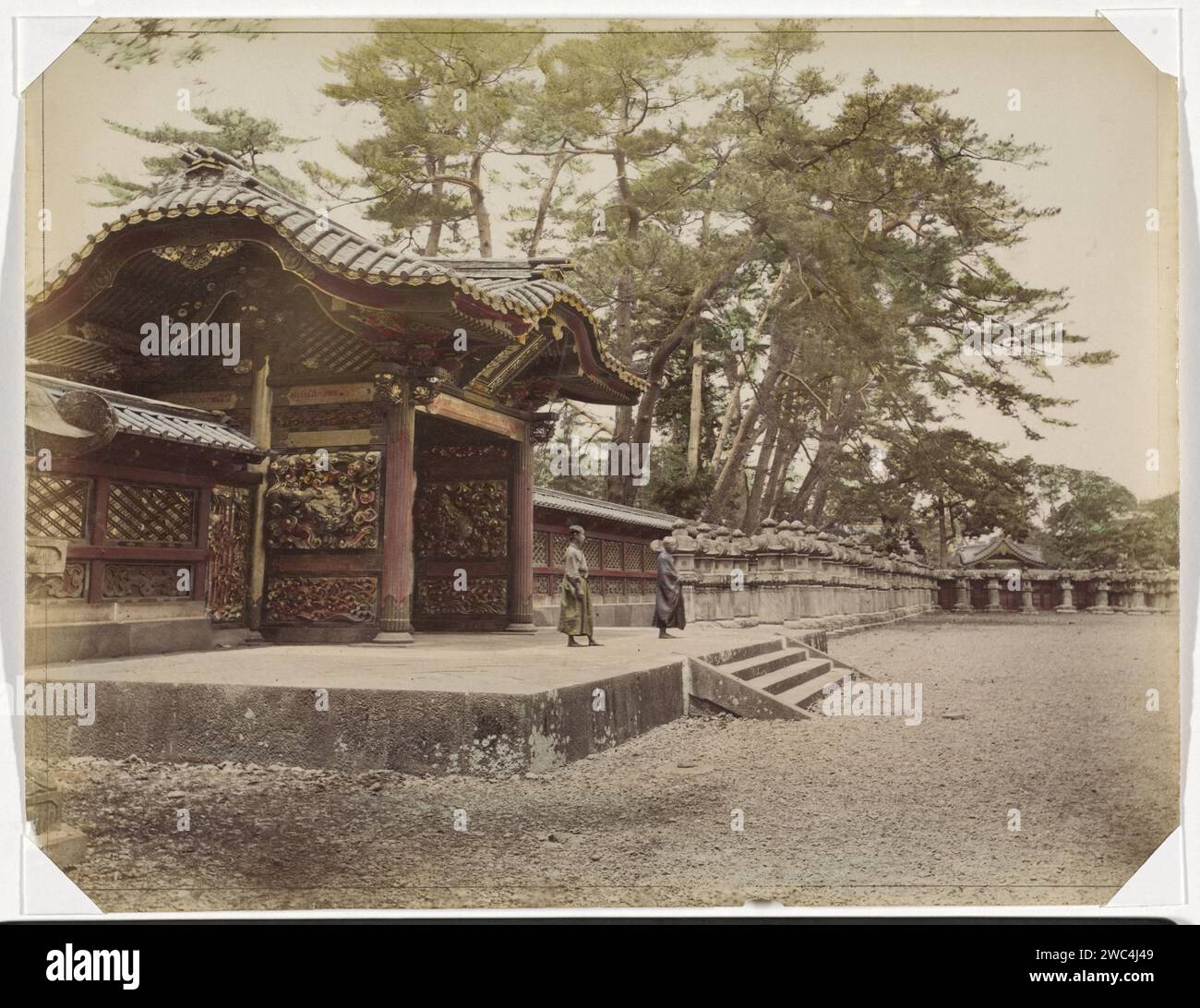 Monks for the Shiba temple in Tokyo, Anonymous, 1890 - 1894 photograph ...