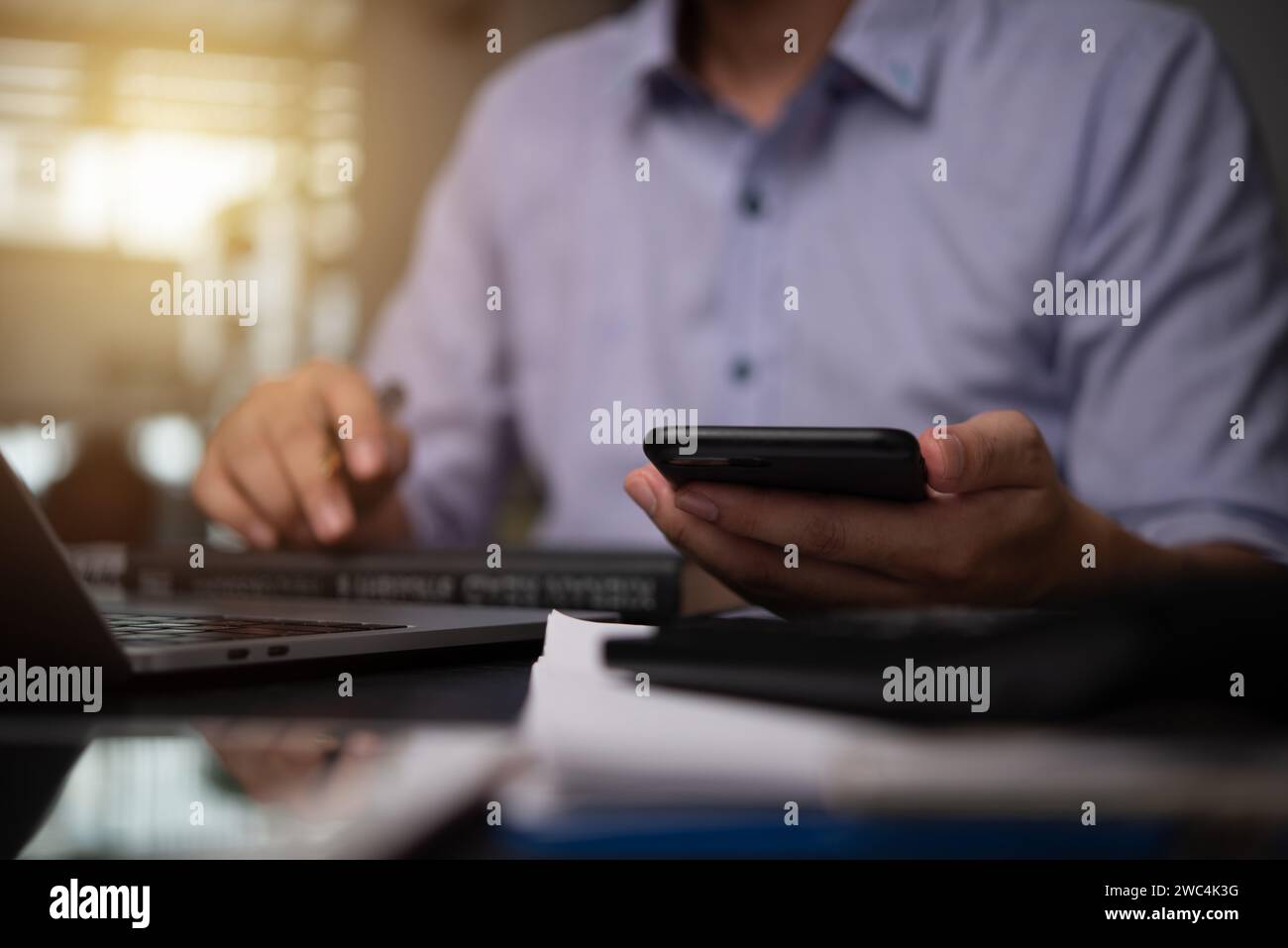 Contact us businessman typing hi-res stock photography and images - Alamy