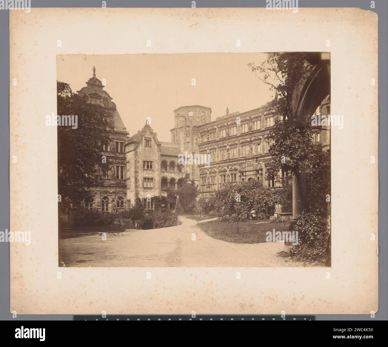 Schloss Heidelberg, anonymous, 1883 - 1900 photograph Heidelberg paper ...