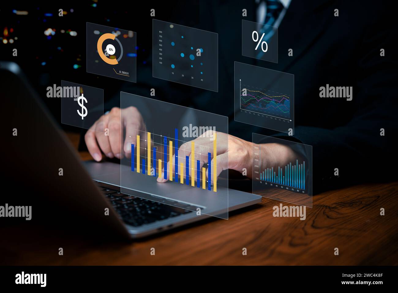 Marketing automation Finance ROI Return On Investment with Business ...
