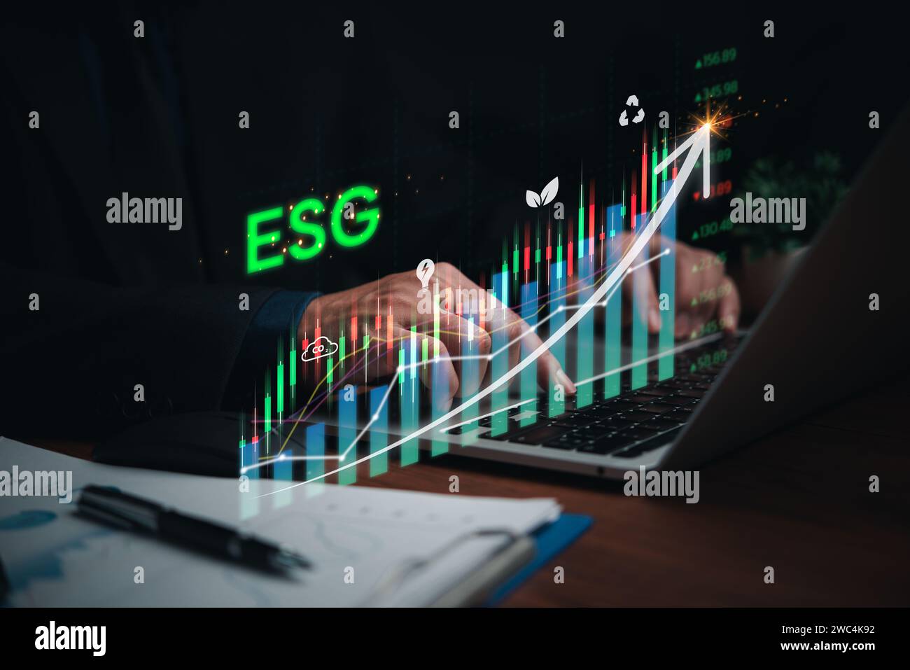 Analyzing environmental stocks and funds aligns with the ESG ...