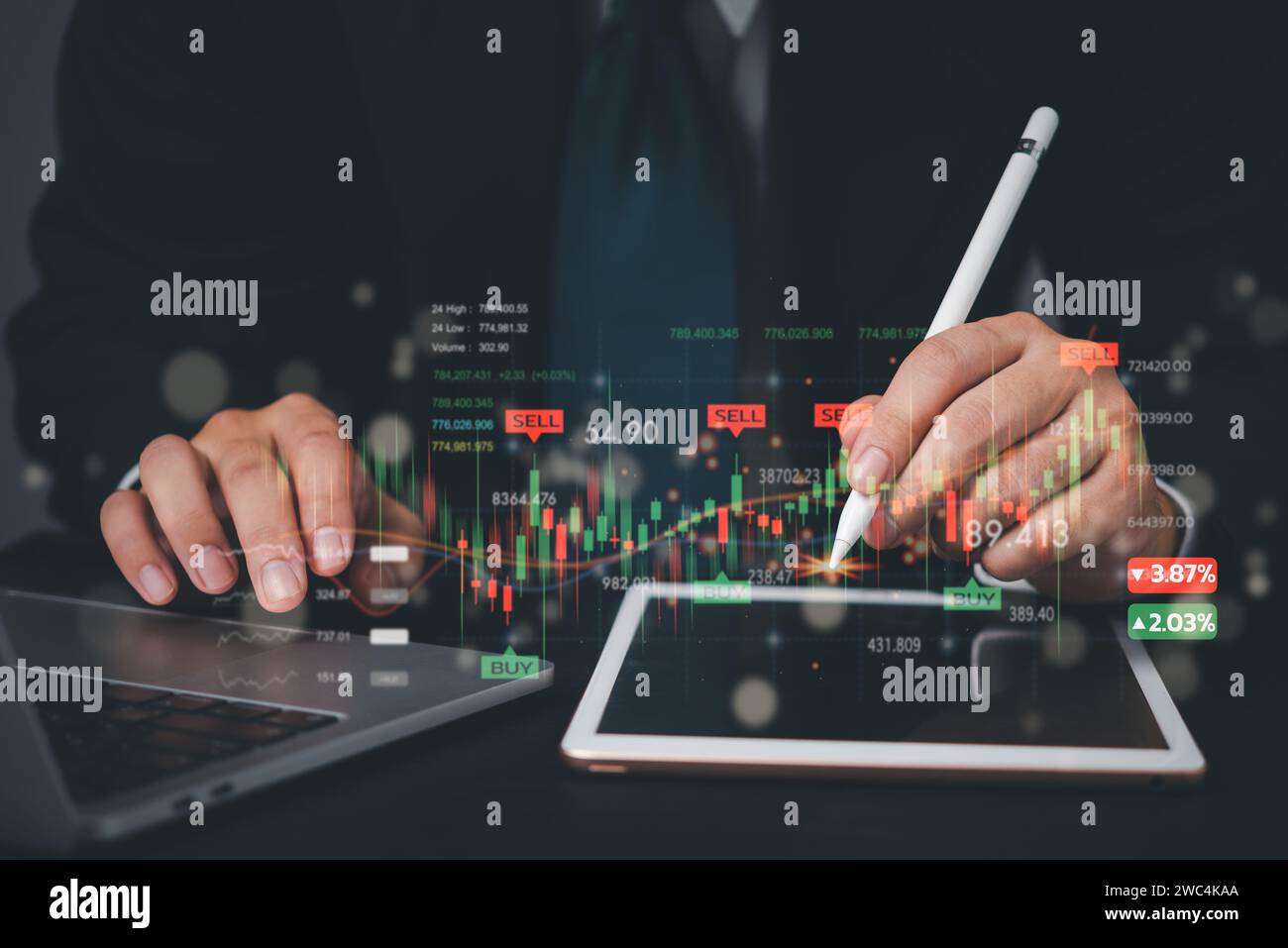Stock market investment analysis using tablets and trading data for ...