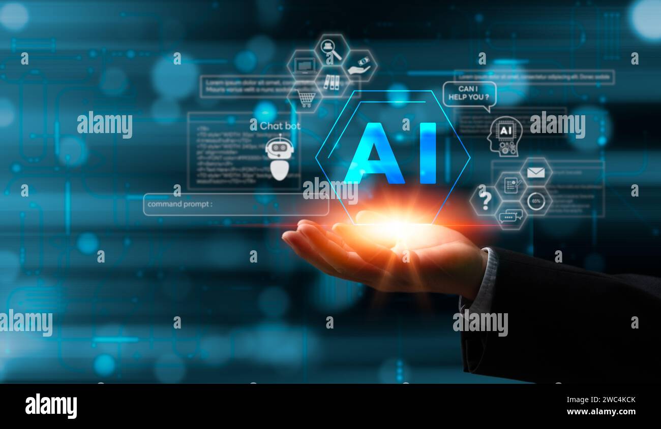 Innovative Futuristic AI Digital Chatbot Concept Virtual Conversation ... Innovative Futuristic AI Digital Chatbot Concept Virtual Conversation ...