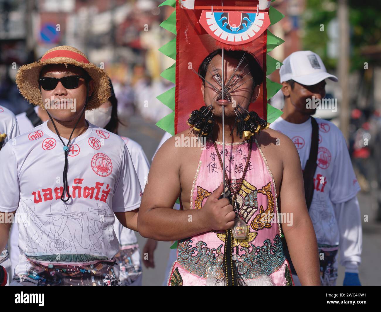 A procession during the Vegetarian Festival (Nine Emperor Gods Festival ...